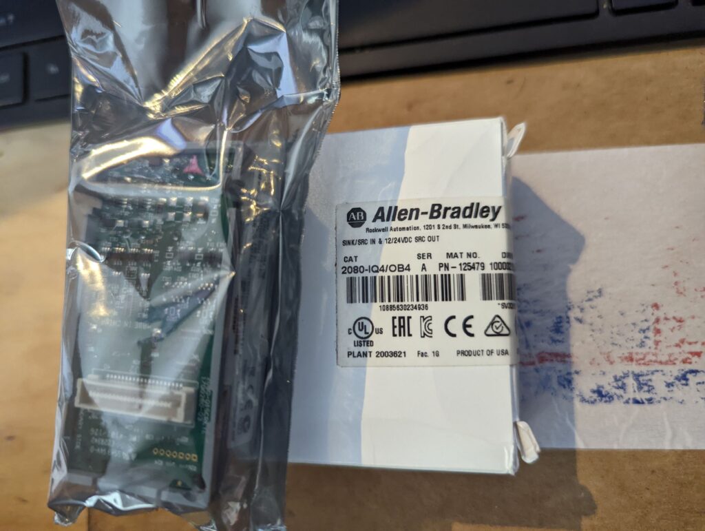 Allen Bradley 2080-IQ4OB4 Micro 800 Digital I/O Combo Module – Lone ...